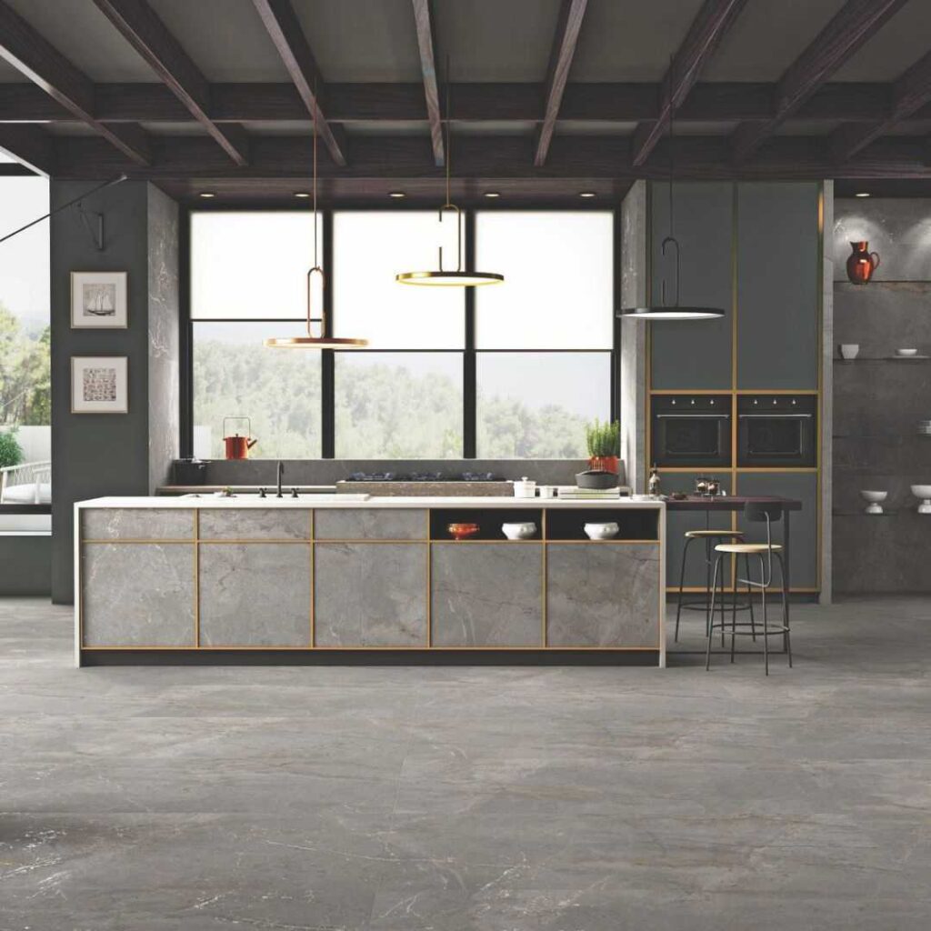 Indus River Grey Grande Carving Marble Porcelain Tile – High Tiles