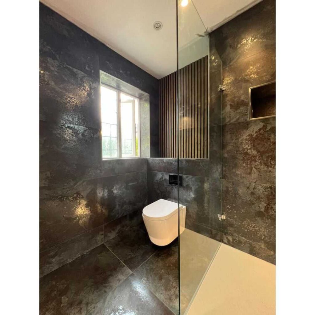 Dior Azul Blue Metal Porcelain Tile – High Tiles